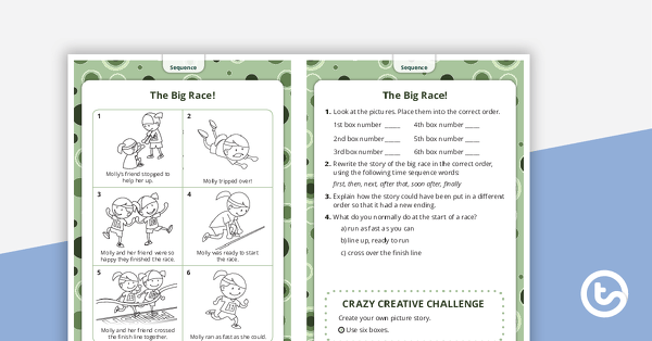Comprehension Task Cards - Understand Sequence | Teach Starter