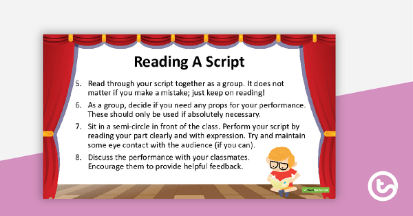 Introduction to Readers' Theatre PowerPoint | Teach Starter