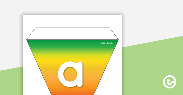 Rainbow - Letters and Number Bunting | Teach Starter