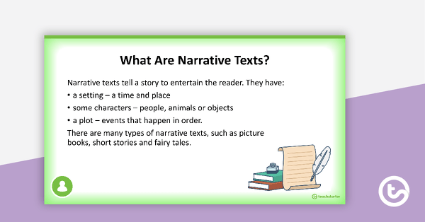 Exploring Narrative Texts PowerPoint - Year 1 and Year 2 | Teach Starter