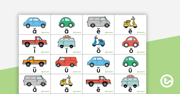 Vowel Sounds Parking Lot Game | Teach Starter