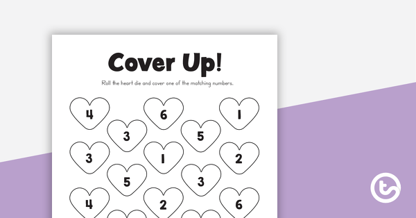 Cover Up! – Subitising Numbers Game | Teach Starter
