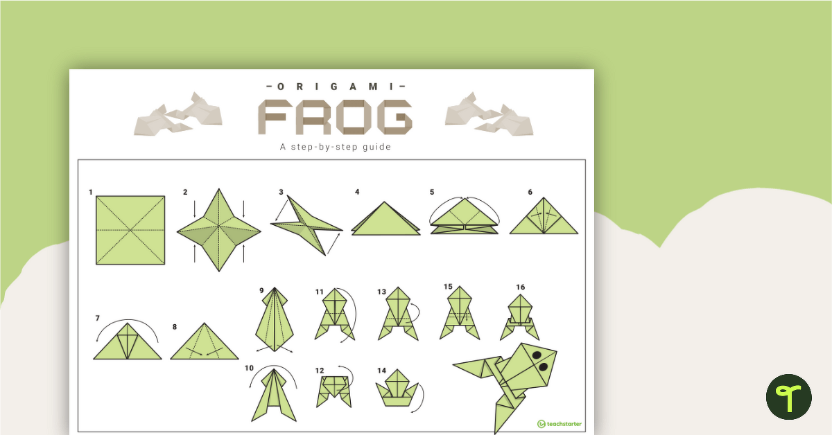 Origami Jumping Frog Step By Step Pictures At Shirl Wright Blog