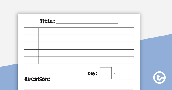 Picture Graph Templates | Teach Starter