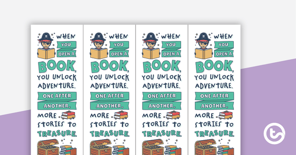 Unlock Adventure Bookmark | Teach Starter