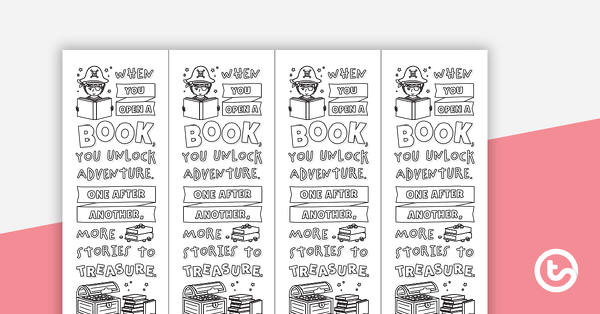 Unlock Adventure Bookmark | Teach Starter