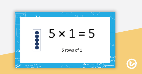 Multiplication Facts PowerPoint - One Times Tables | Teach Starter