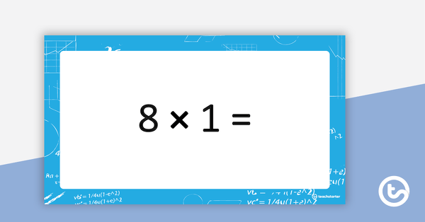 Multiplication Facts PowerPoint - One Times Tables | Teach Starter