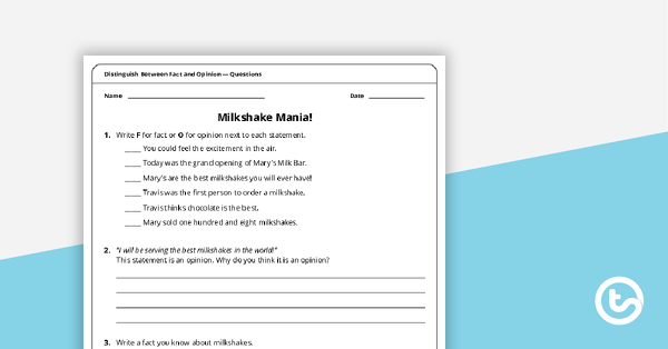 Comprehension Task Cards - Distinguishing Between Fact and Opinion ...