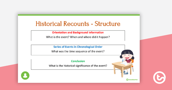 Introduction to Historical Recounts PowerPoint | Teach Starter