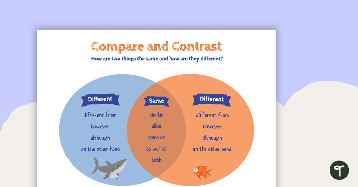 Compare And Contrast Poster