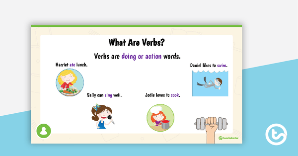 Strong Verbs PowerPoint | Teach Starter