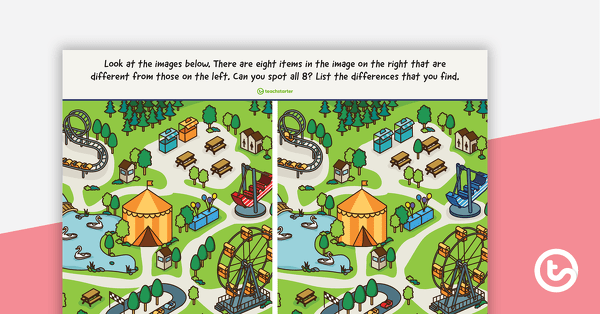 Spot the Difference | Teach Starter