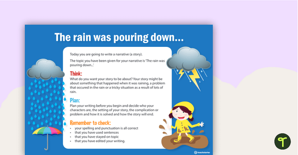 Narrative Writing Year 3 Teach Starter