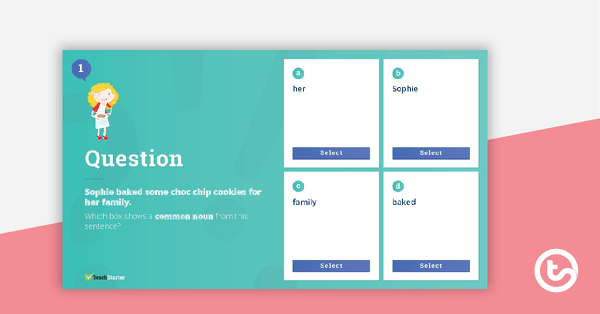 Everyday Grammar Parts of Speech Warm Ups - Middle Years Interactive ...