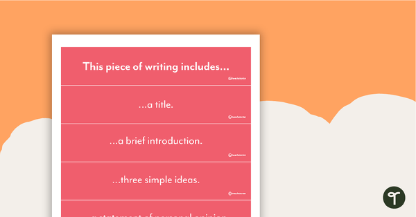 Persuasive Writing Bump It Up Wall – Year 4 | Teach Starter