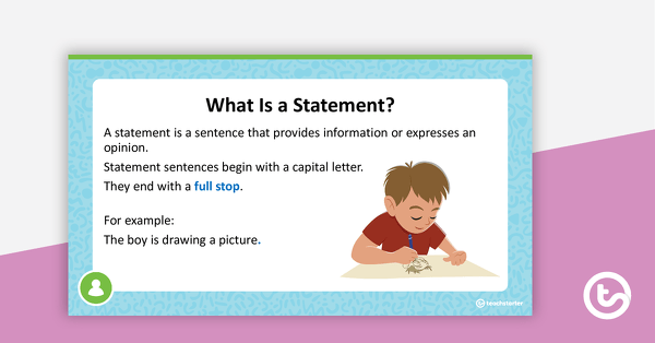 Statement, Question, Command, Exclamation PowerPoint | Teach Starter Statement, Question, Command, Exclamation PowerPoint | Teach Starter