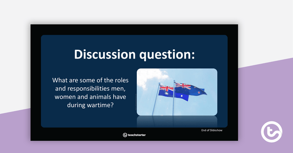 Anzac Day Multiple Choice Quiz – PowerPoint | Teach Starter