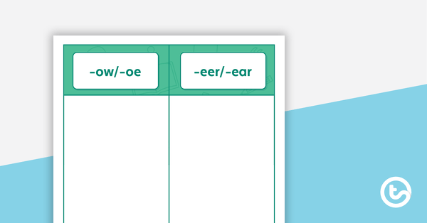 Word Family Sorting Activity – Set 4 | Teach Starter