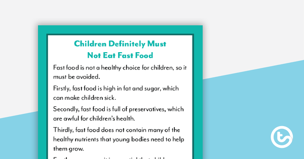 Persuasive Writing Bump It Up Wall – Year 2 | Teach Starter