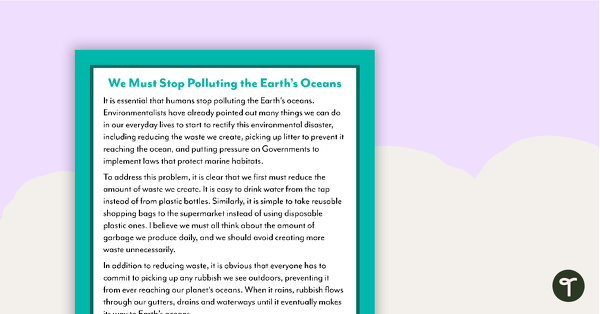 Persuasive Writing Bump It Up Wall – Year 6 | Teach Starter