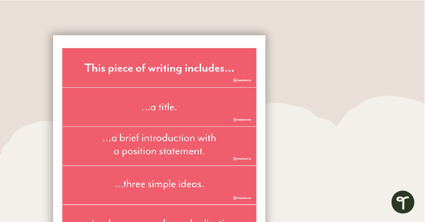 Persuasive Writing Bump It Up Wall – Year 6 | Teach Starter