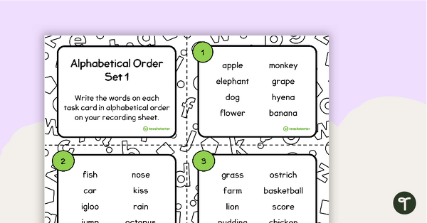 Alphabet Teaching Resources For 3rd Grade Teach Starter