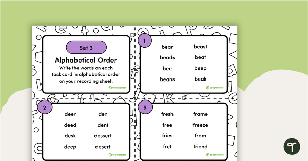 Verb Task Cards Teach Starter
