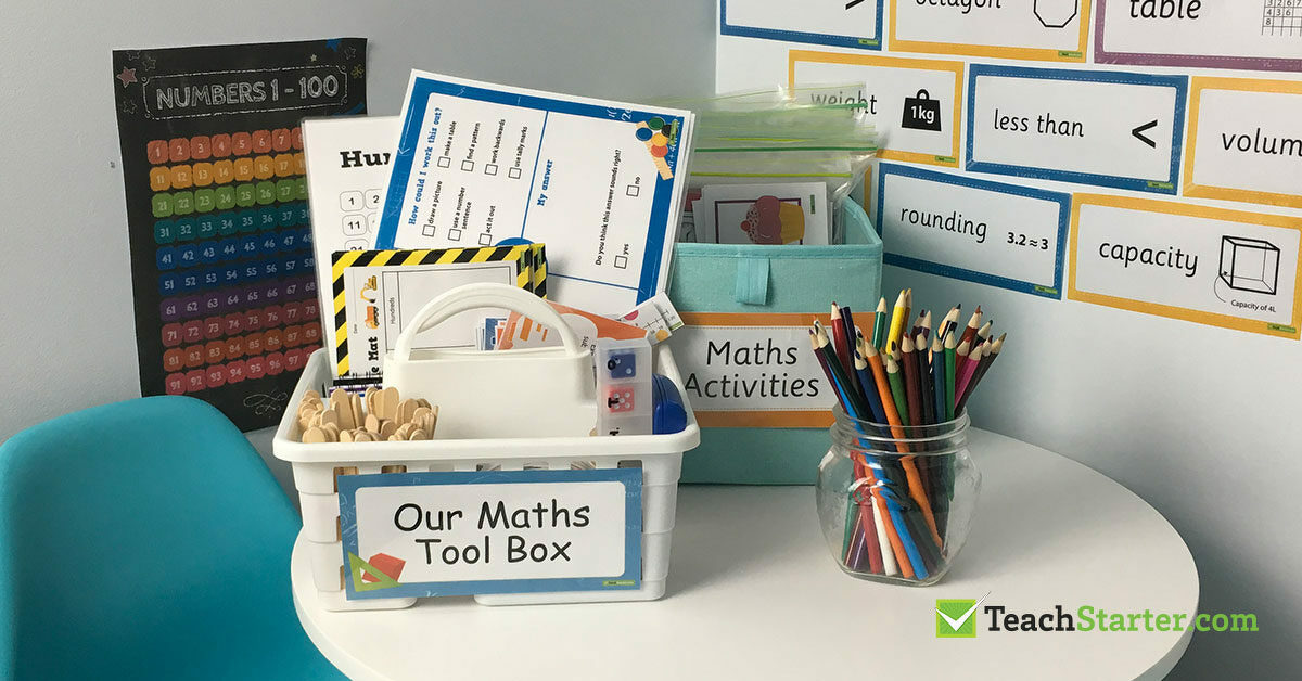 Hands-On Maths Tool Box in the Classroom | Teach Starter