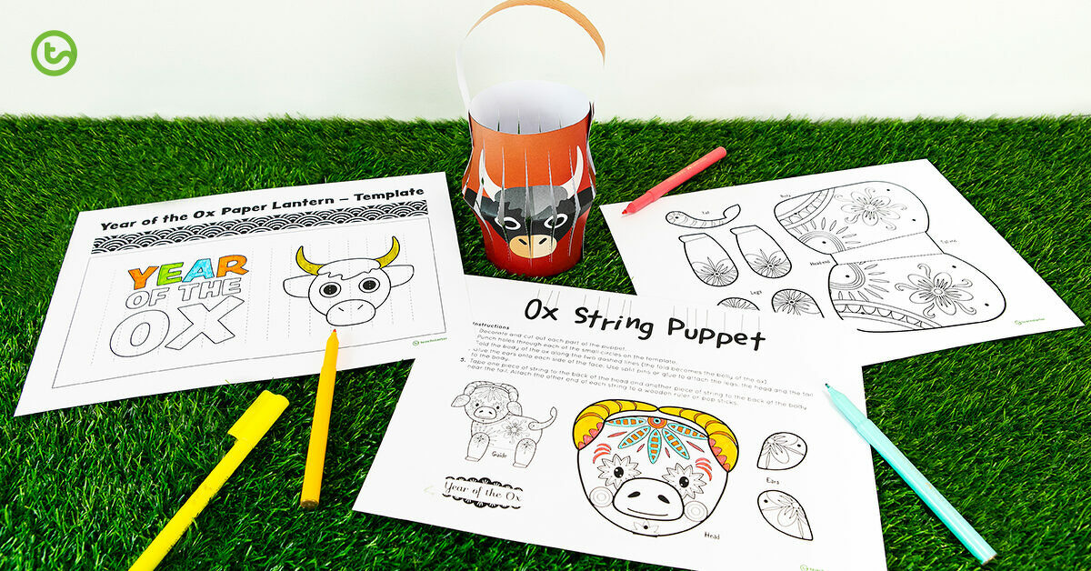 Year of the Ox Craft Activities for Kids (New Year 2021) | Teach Starter