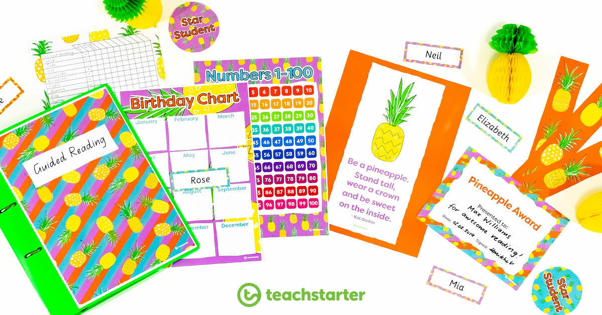 Pineapple Classroom Theme Resources and Ideas | Teach Starter