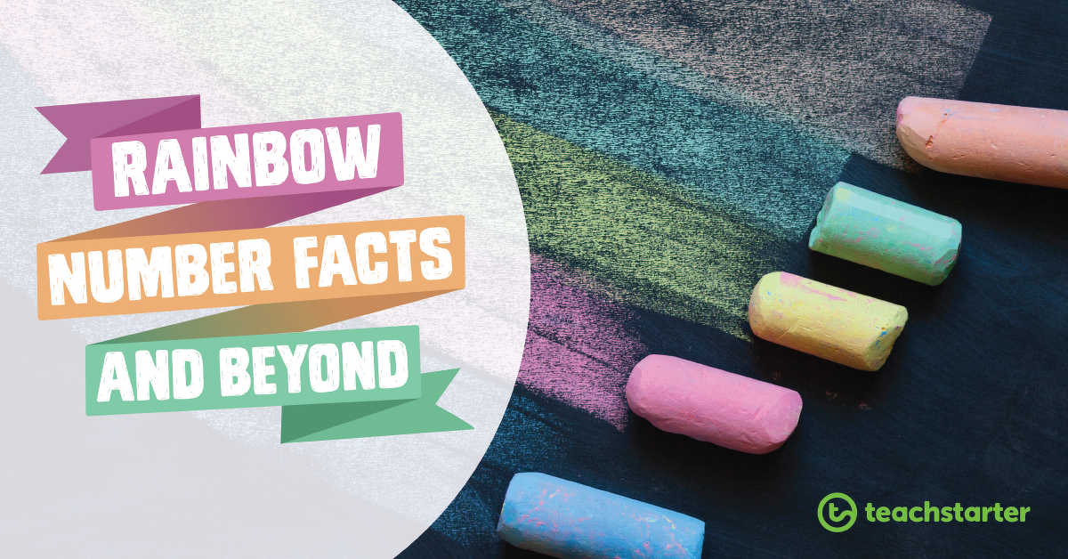 Rainbow Number Facts | Encouraging Students to Apply Their Knowledge ...