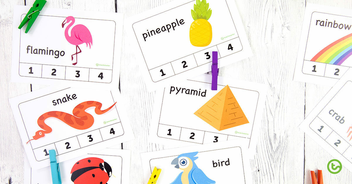 The Ultimate Early Years Resource | Peg Cards | Teach Starter