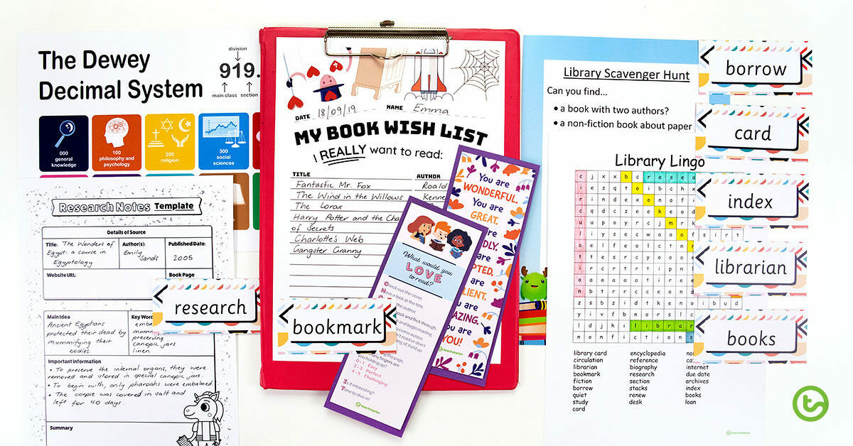 Library Activities for Kids | Make the Most of Library Time | Teach Starter