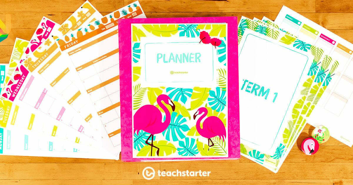 Teacher Planning | Tropical Paradise Downloadable Templates | Teach Starter