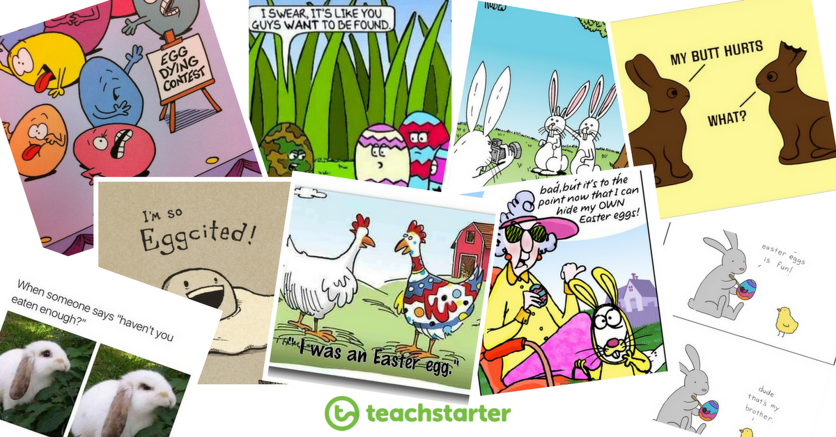 10 of the Funniest Easter Cartoons and Memes | Teach Starter Blog ...