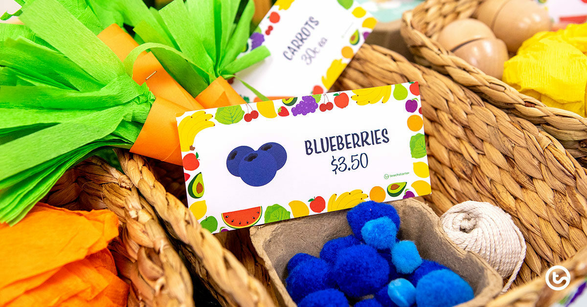 Role Play Area in the Classroom (Fruit and Vegetable Shop) | Teach Starter