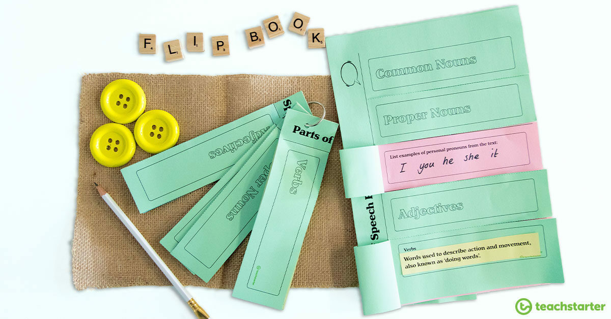 Make teaching parts of speech easy! - Teach Starter | Teach Starter