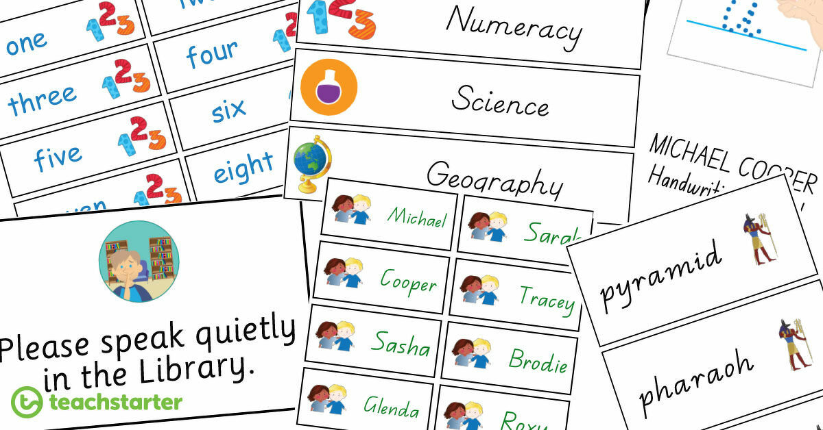 11 Ways to Use Our Label Creator Widget (a Teacher's Best Friend ...