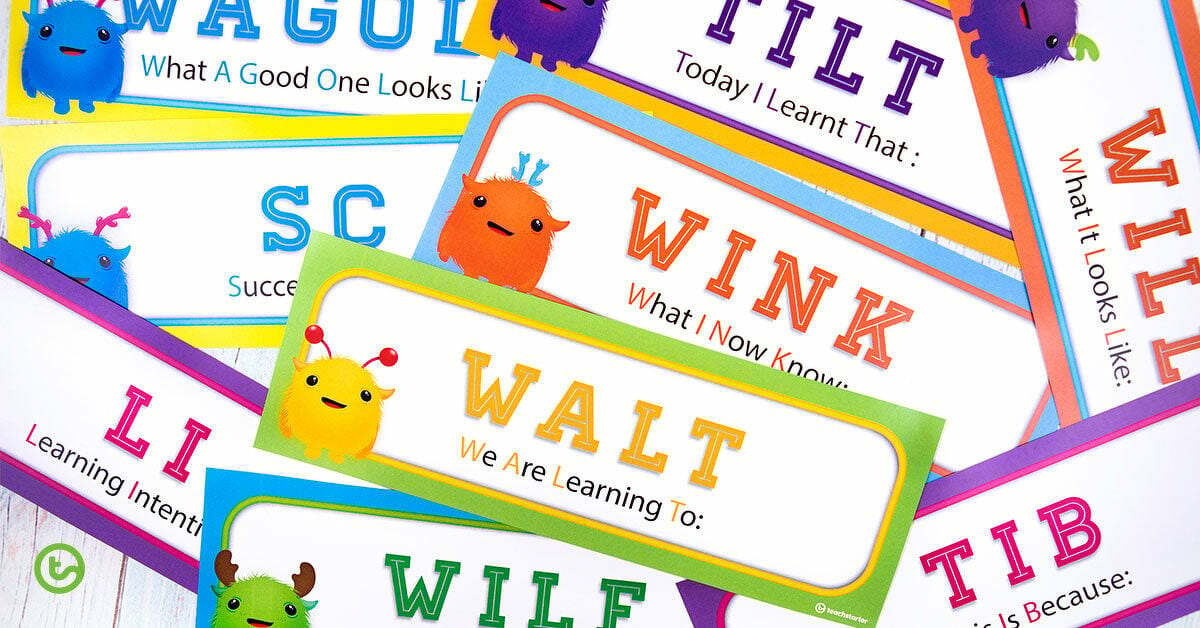 What's the Goss on WALT and WILF (Examples Included) | Teach Starter
