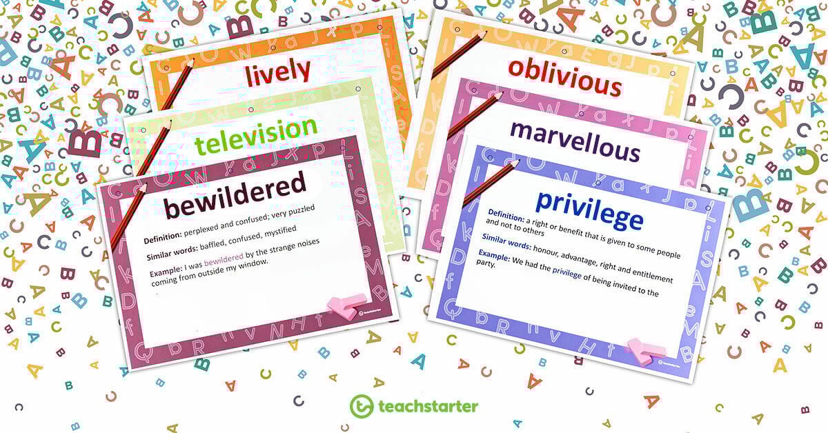 Word of the Week Vocabulary Activity - %%sitename%% | Teach Starter