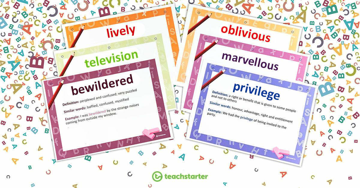 Word of the Week | Expanding Vocabulary in the Classroom | Teach Starter