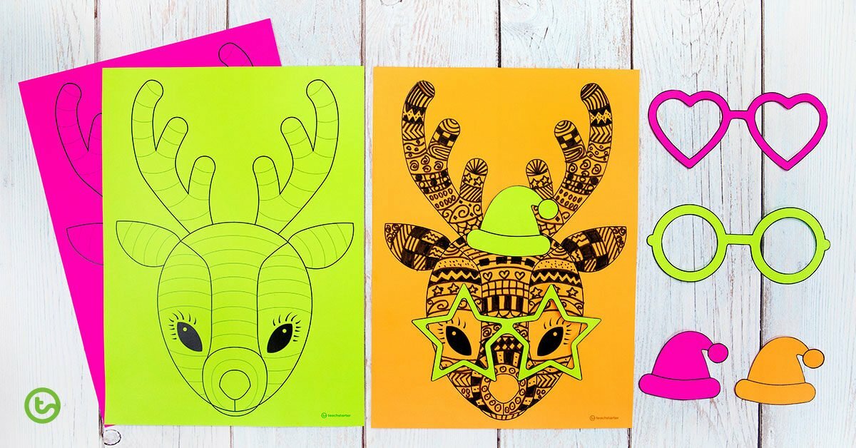 Christmas Craft | The One and Only Funky Reindeer | Teach Starter