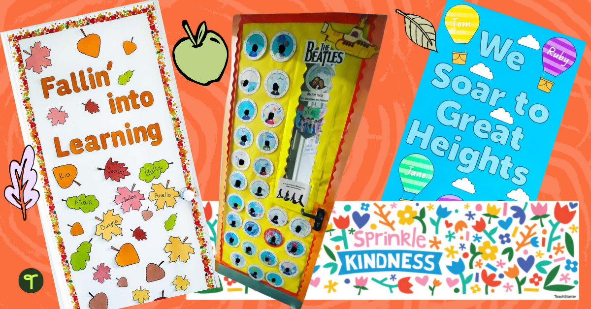 13 Easy Classroom Door Decorating Ideas for Back to School Time | Teach ...