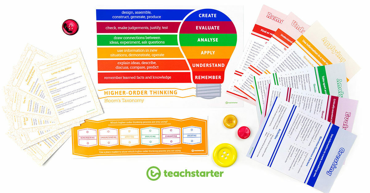 The ultimate guide to teaching higher-order thinking. - Teach Starter ...