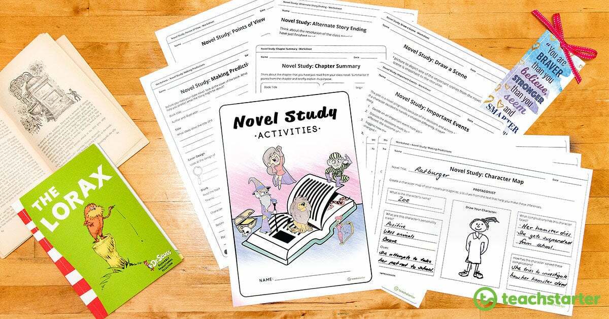 Fun With Literature: Novel Study Activities for Any Story | Teach Starter