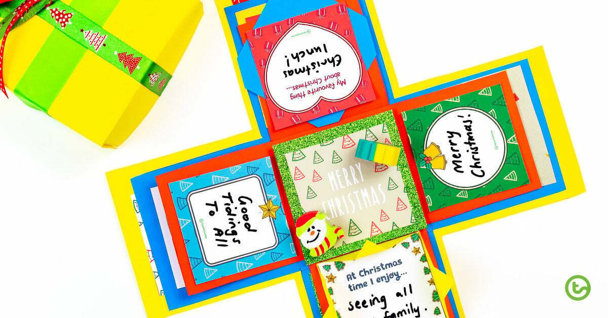 The Ultimate Christmas Craft Idea | Christmas Exploding Gift Box ...