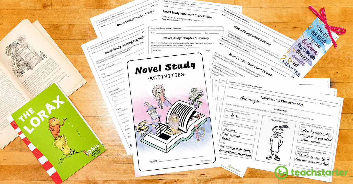 Fun With Literature: Novel Study Activities for Any Story | Teach Starter