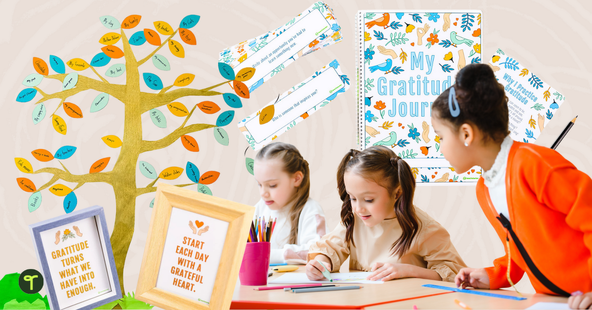 Beautiful, Printable Gratitude Activities for Kids | Classroom ...