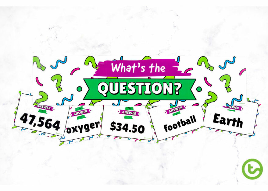 NEW Interactive Wall Display | What's the Question? | Teach Starter